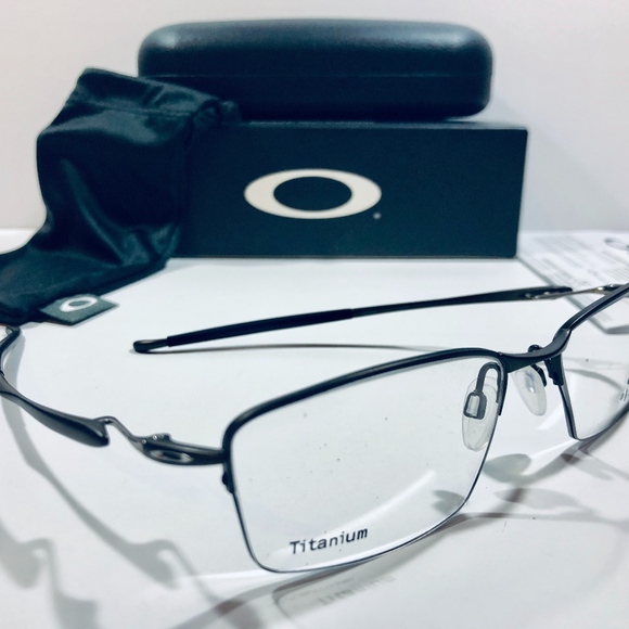 Oakley | Accessories | Oakley Eyeglasses Lizard Satin Olive Titanium ...